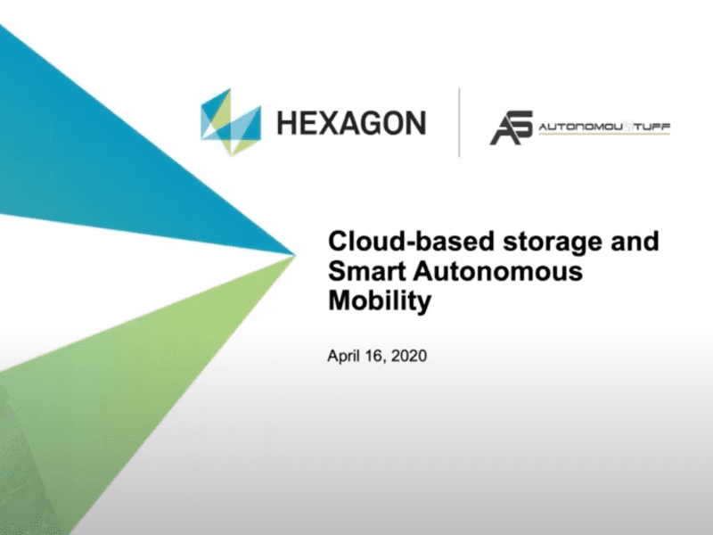 Cloud Based Storage and Smart Autonomous Mobility - Qumulo