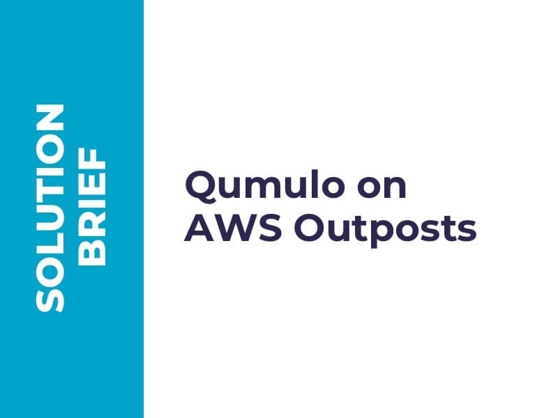 Qumulo on AWS Outposts - Qumulo