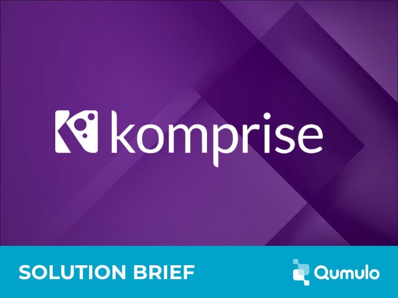 Qumulo with Komprise for Analytics and Data Migration - Qumulo