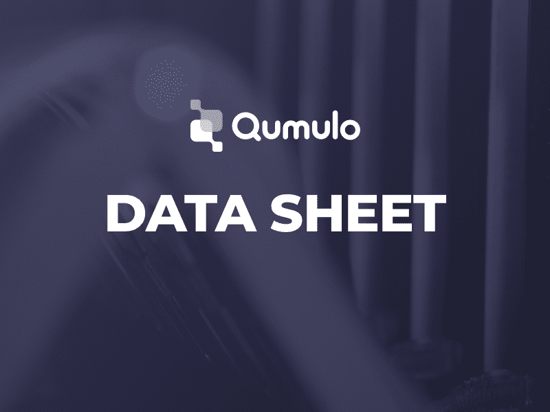 Qumulo for Financial Services - Qumulo