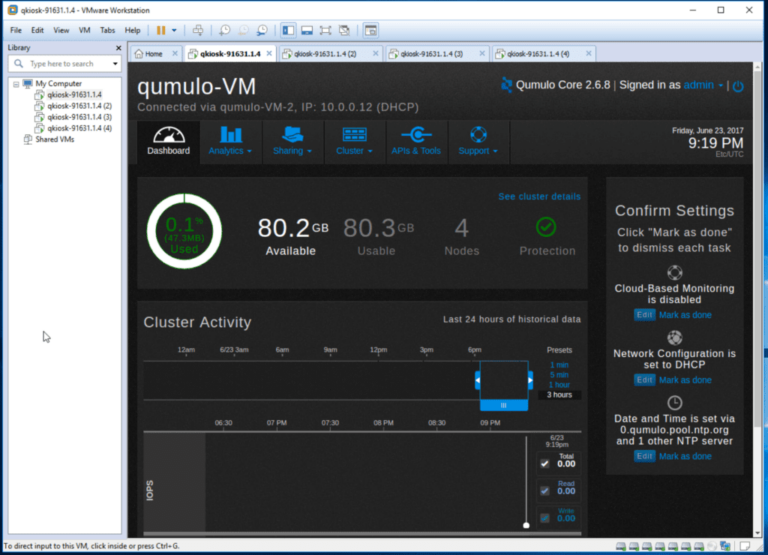 How To Create a Qumulo Cluster on Windows | Qumulo Documentation